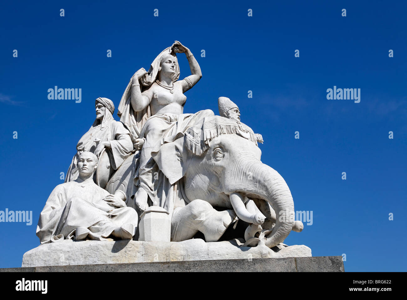 The Asia sculpture by John Henry Foley at the Albert Memorial ...