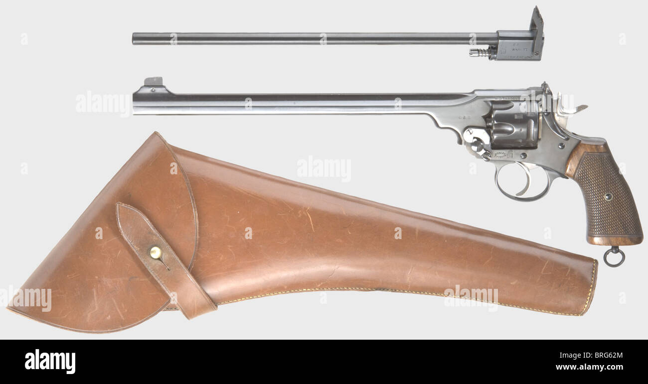 Webley scott revolver hi-res stock photography and images - Alamy