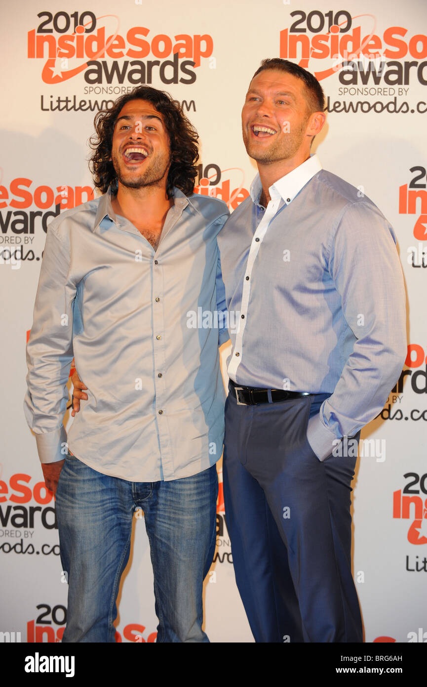 MARC ELLIOTT & JOHN PARTRIDGE 2010 INSIDE SOAP AWARDS SHAKA ZULU ...