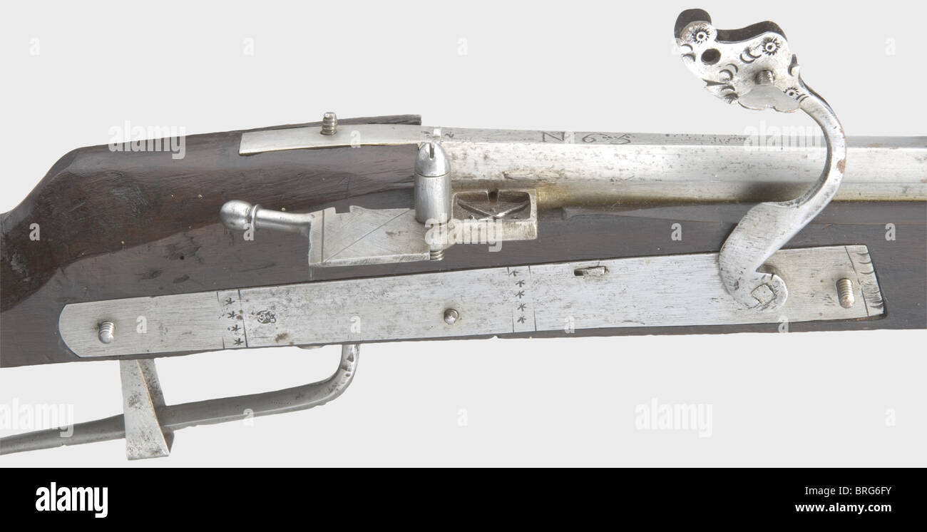 A matchlock musket and musket fork hi-res stock photography and images ...