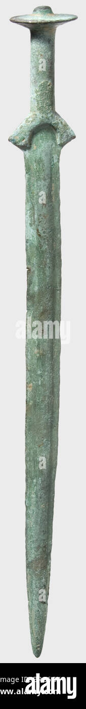 A Central European sword,Bronze Age,circa 1200 B.C. Bronze with ...