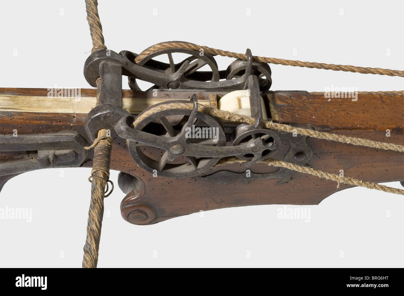 A heavy target crossbow with a Spanish windlass,Dutch or Flemish,circa ...