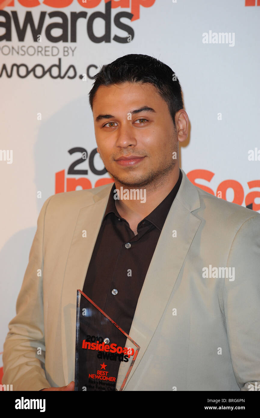 RICKY NORWOOD 2010 INSIDE SOAP AWARDS SHAKA ZULU STABLES MARKET LONDON ...