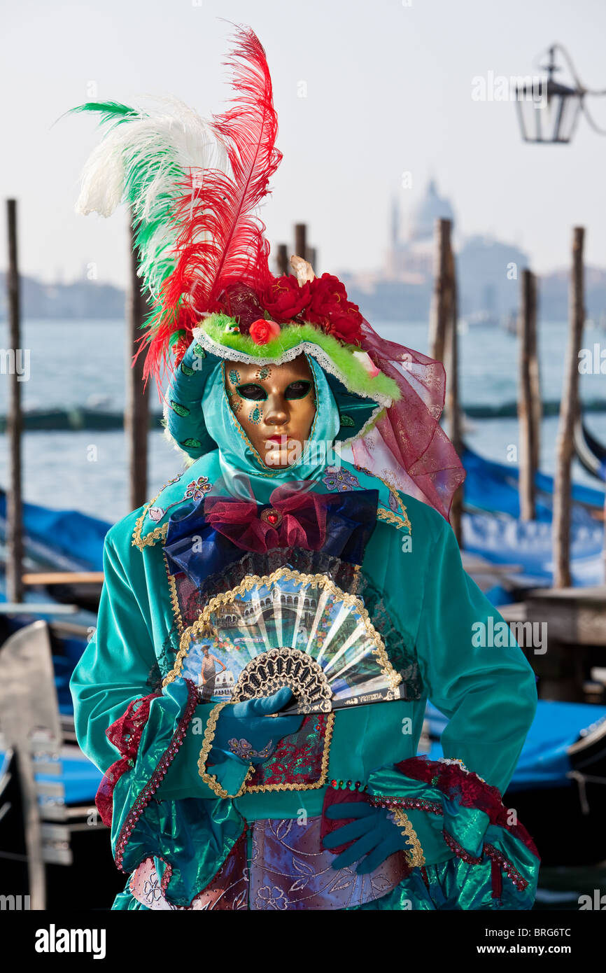 Venice Carnival costume Stock Photo - Alamy