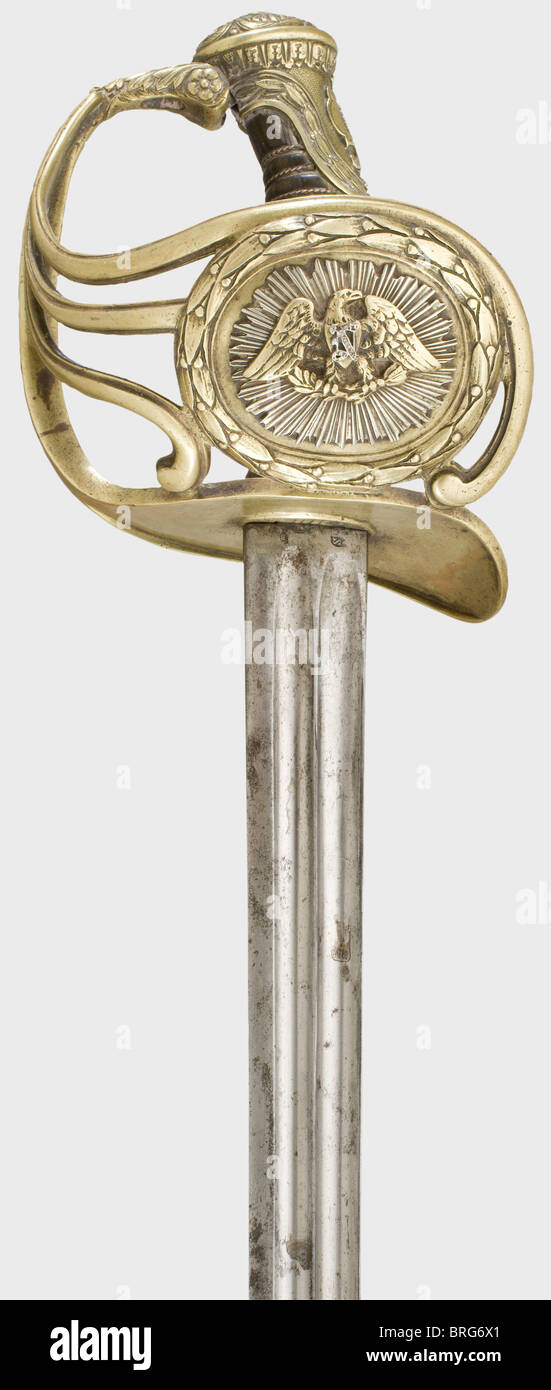 A cavalry broadsword for an officer,on Napoleon III's Personal Staff or ...