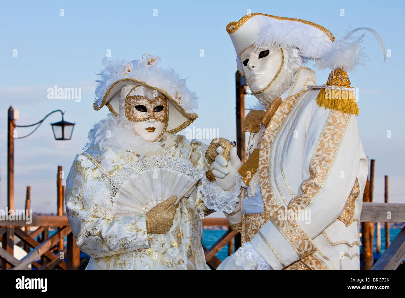 Venice Carnival costumes Stock Photo - Alamy