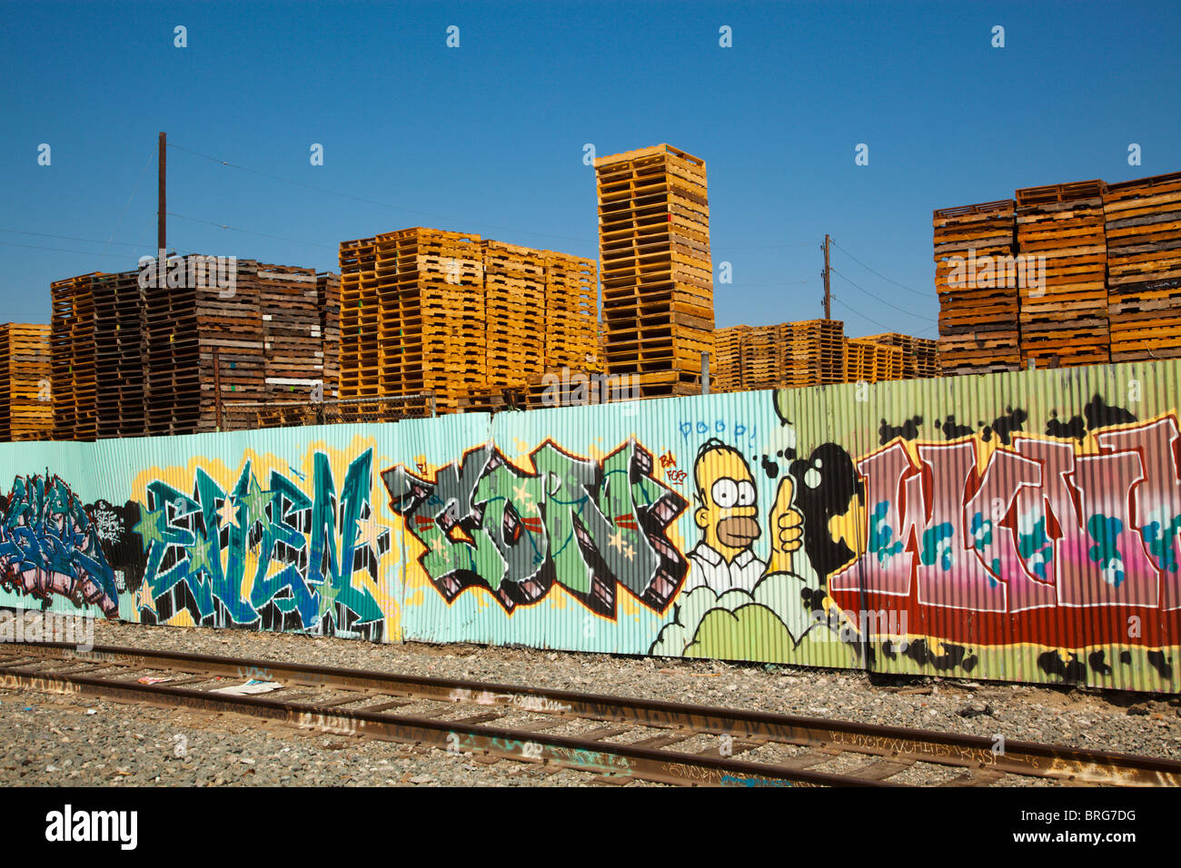 Graffiti downtown los angeles hi-res stock photography and images - Alamy