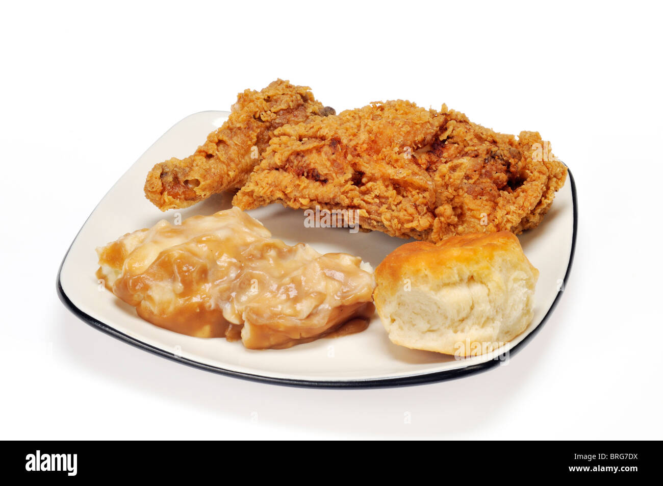 Fried Chicken Dinner Plate