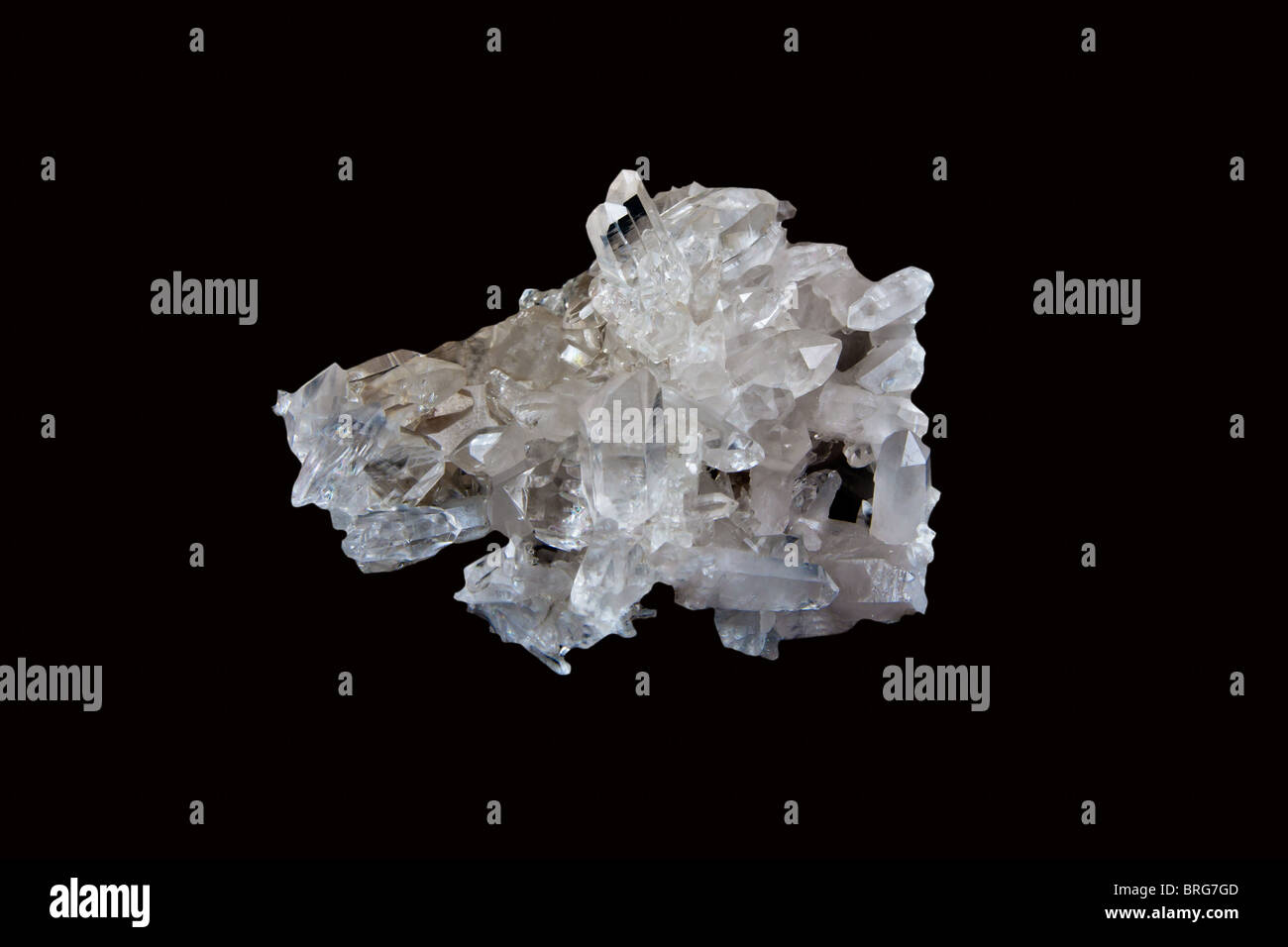 a rock crystal, isolated object Stock Photo - Alamy