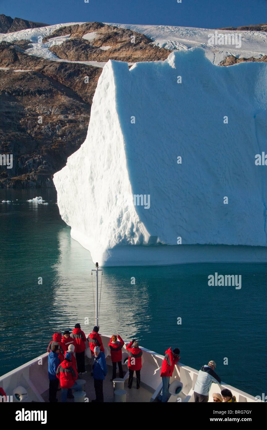 Greenland, Southeast coast, Skjoldungen Fjord. Silversea expedition ...