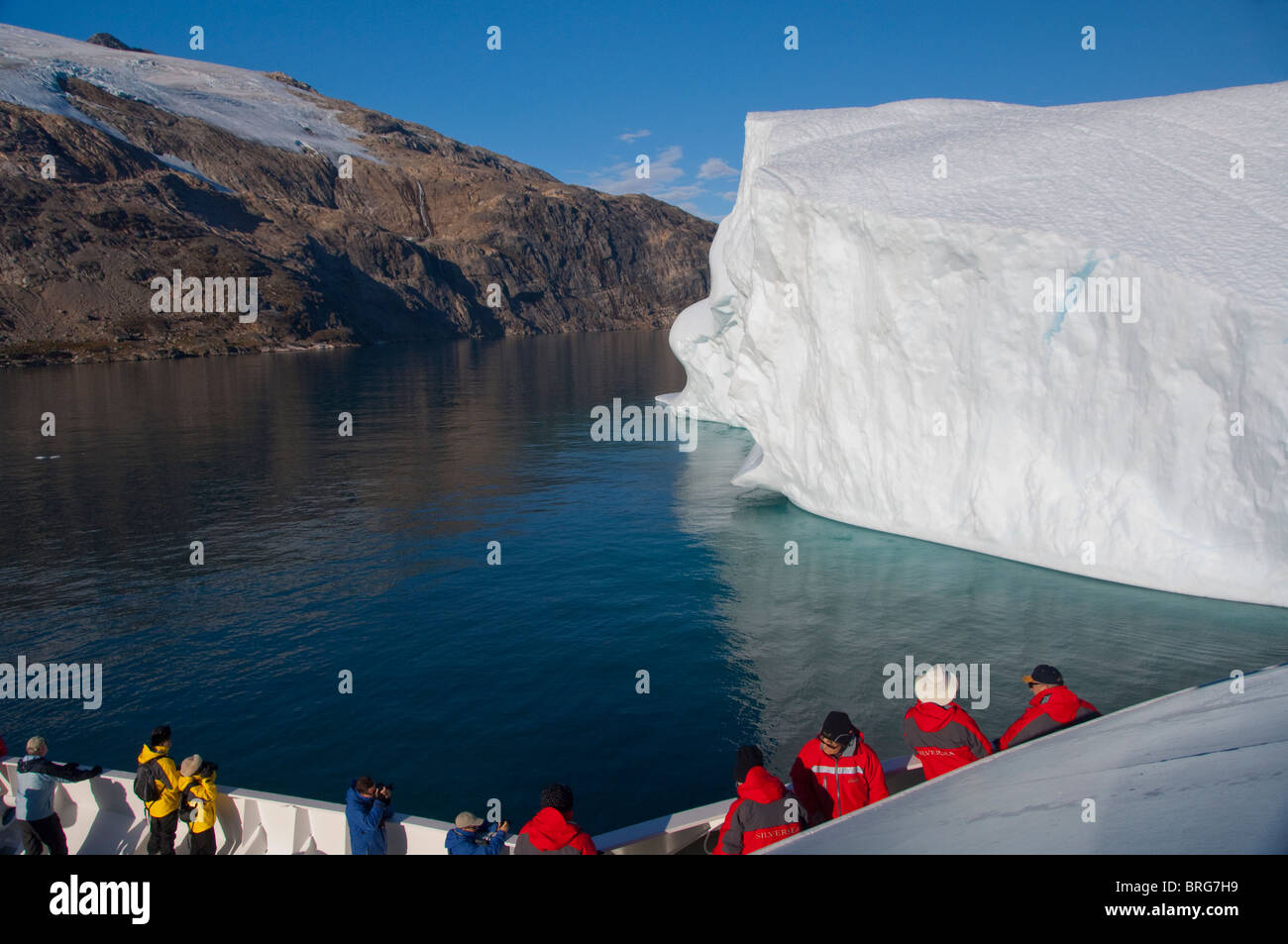 Greenland, Southeast coast, Skjoldungen Fjord. Silversea expedition ...