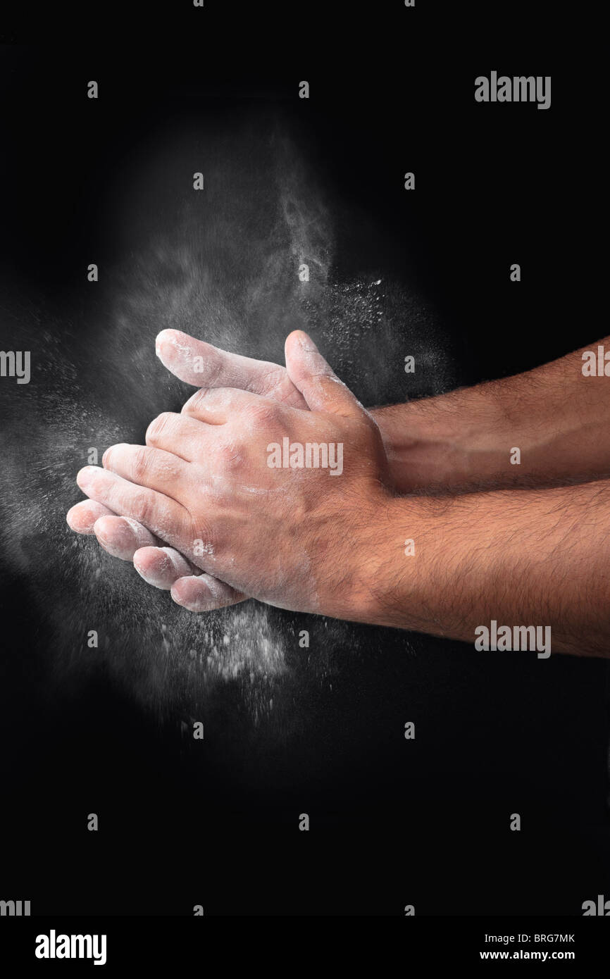 clap one's athlete Stock Photo - Alamy