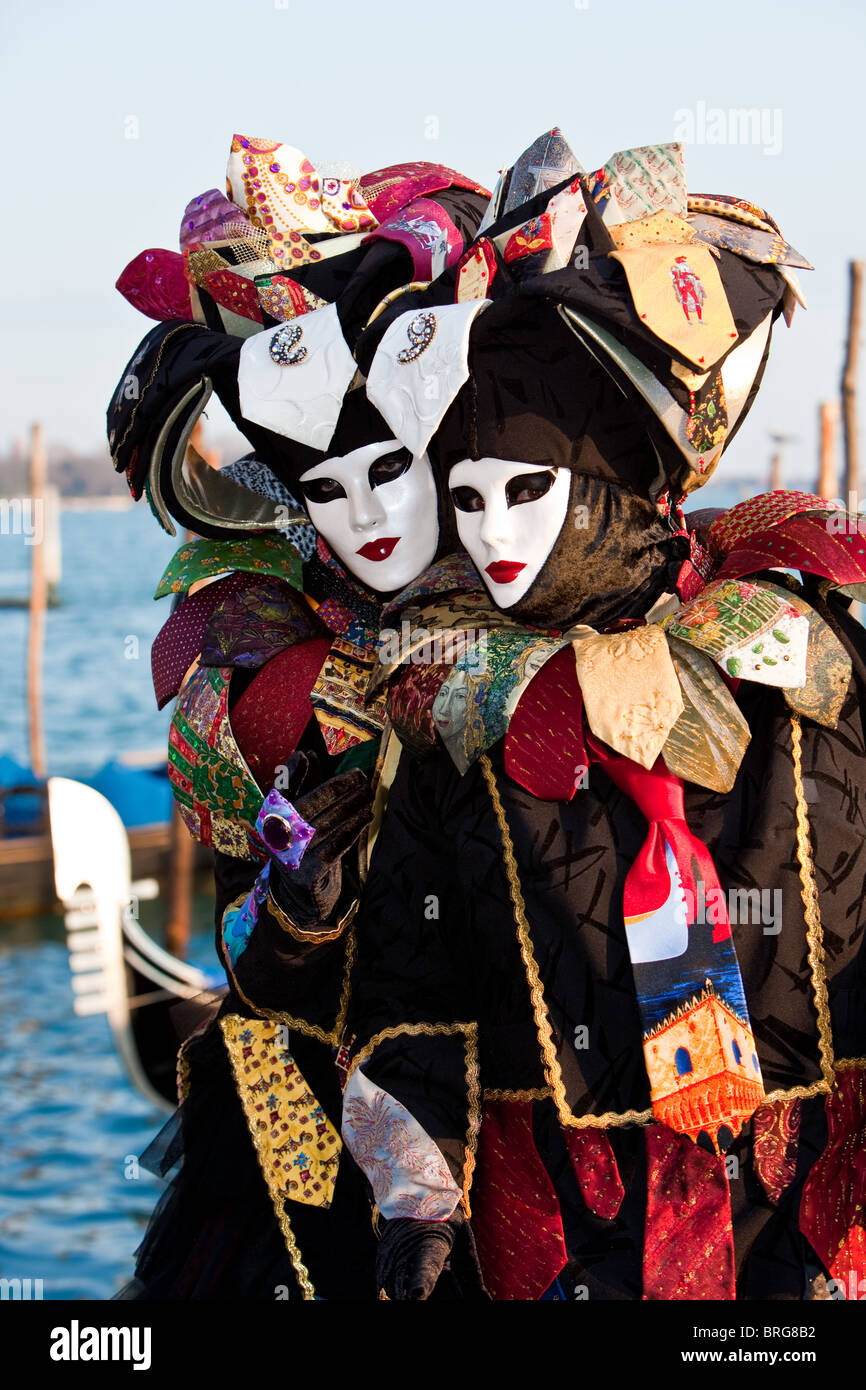 Venice Carnival costumes Stock Photo - Alamy