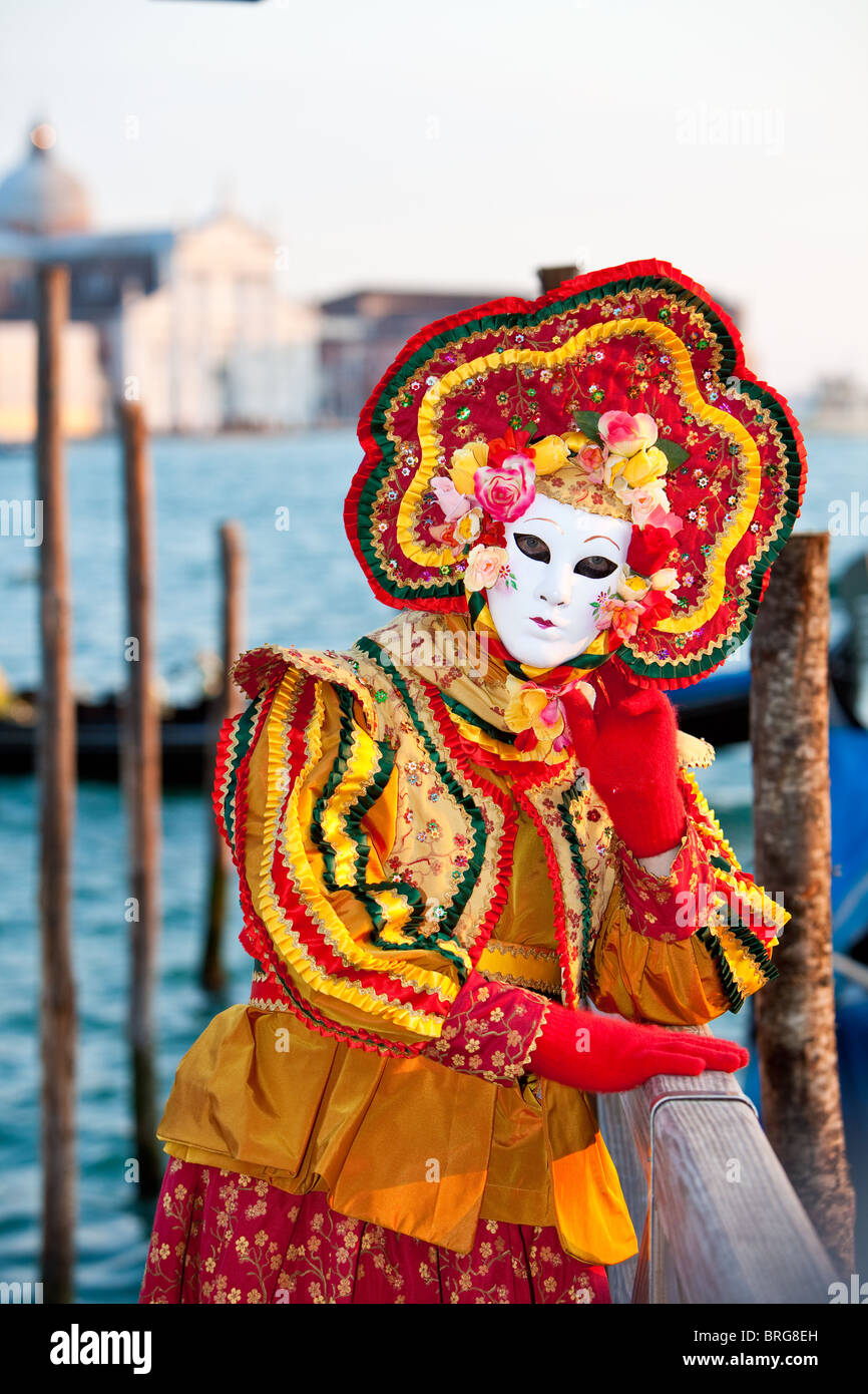 Venice Carnival costume Stock Photo - Alamy