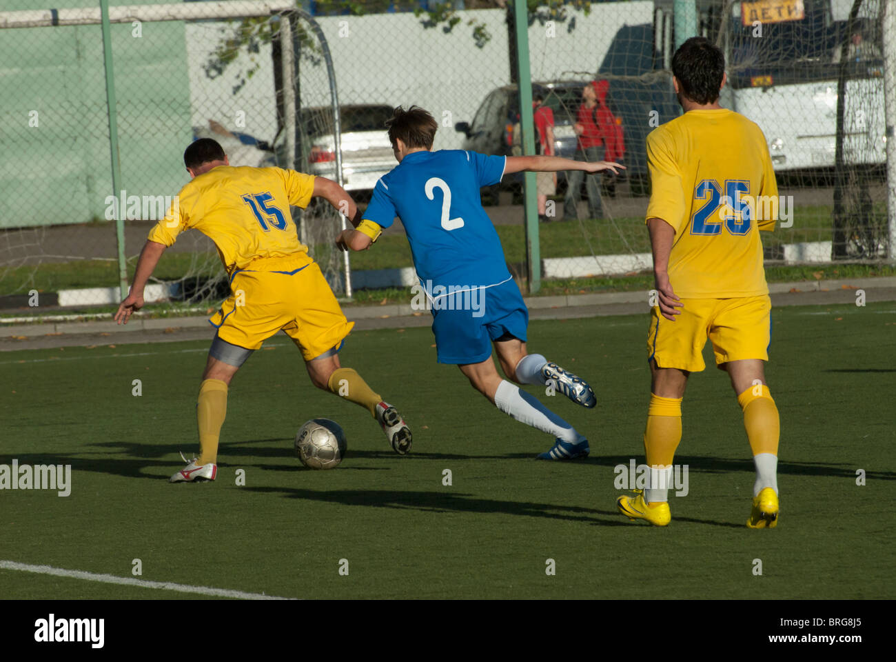 Fighting soccer hi-res stock photography and images - Alamy