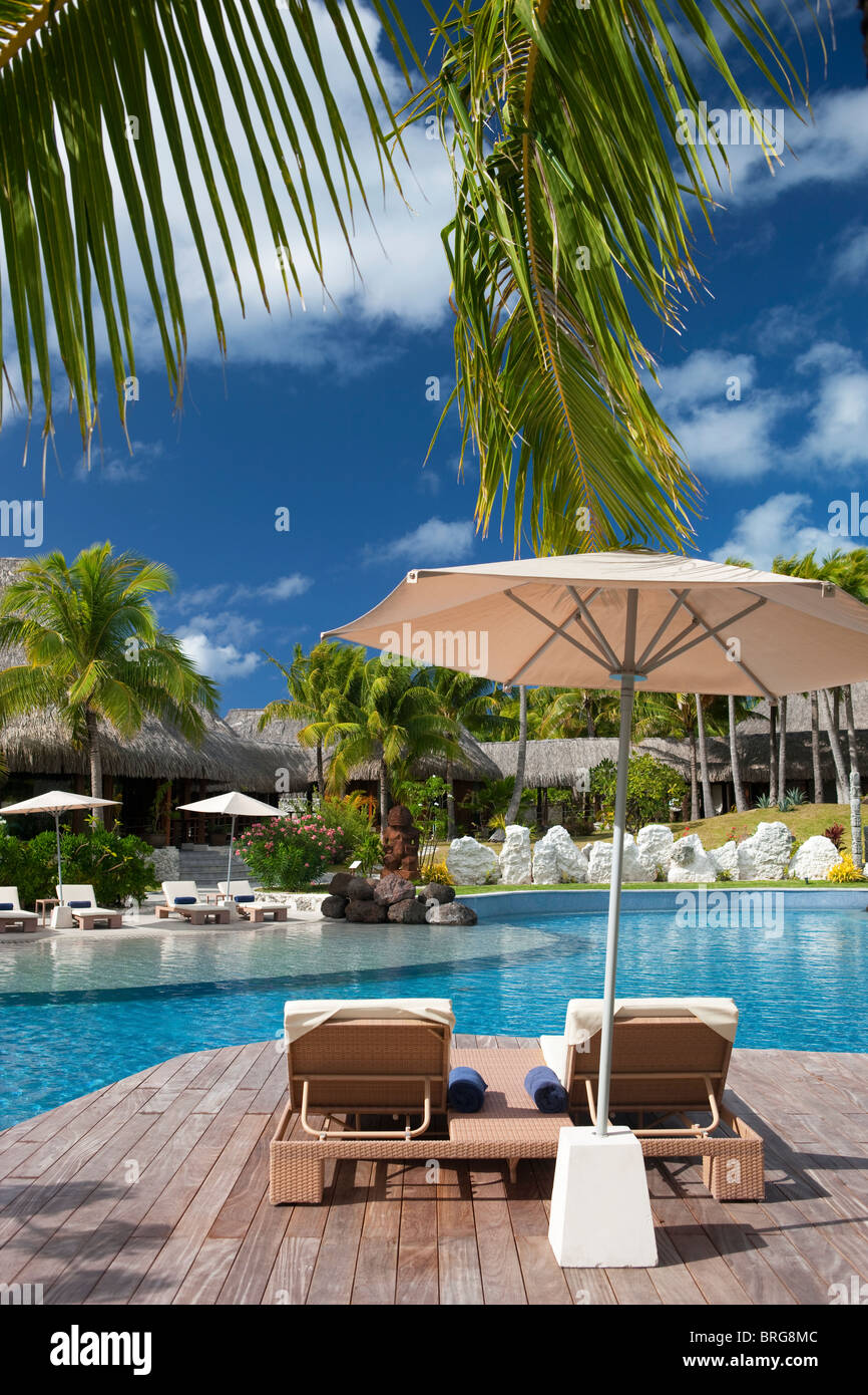 Pool inBora Bora, French Polynesia Stock Photo - Alamy