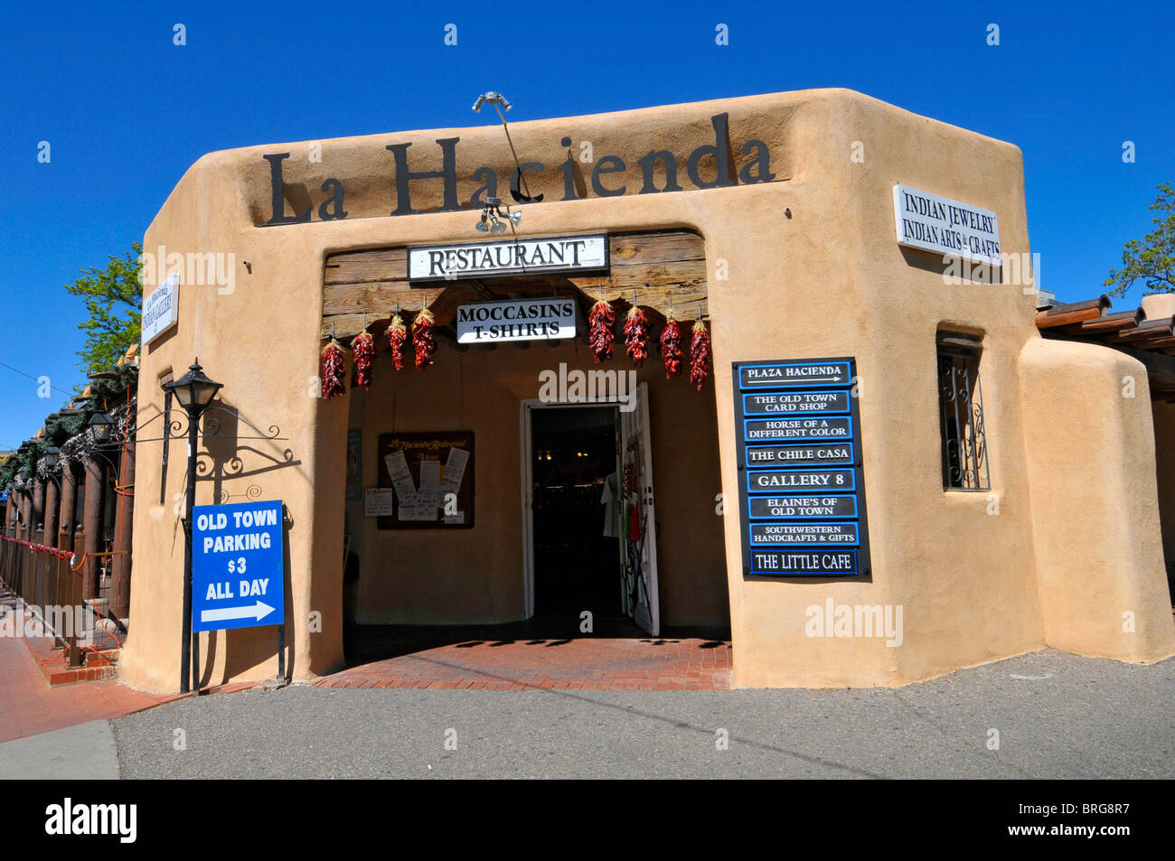 Restaurant in Old Town Albuquerque New Mexico Stock Photo - Alamy