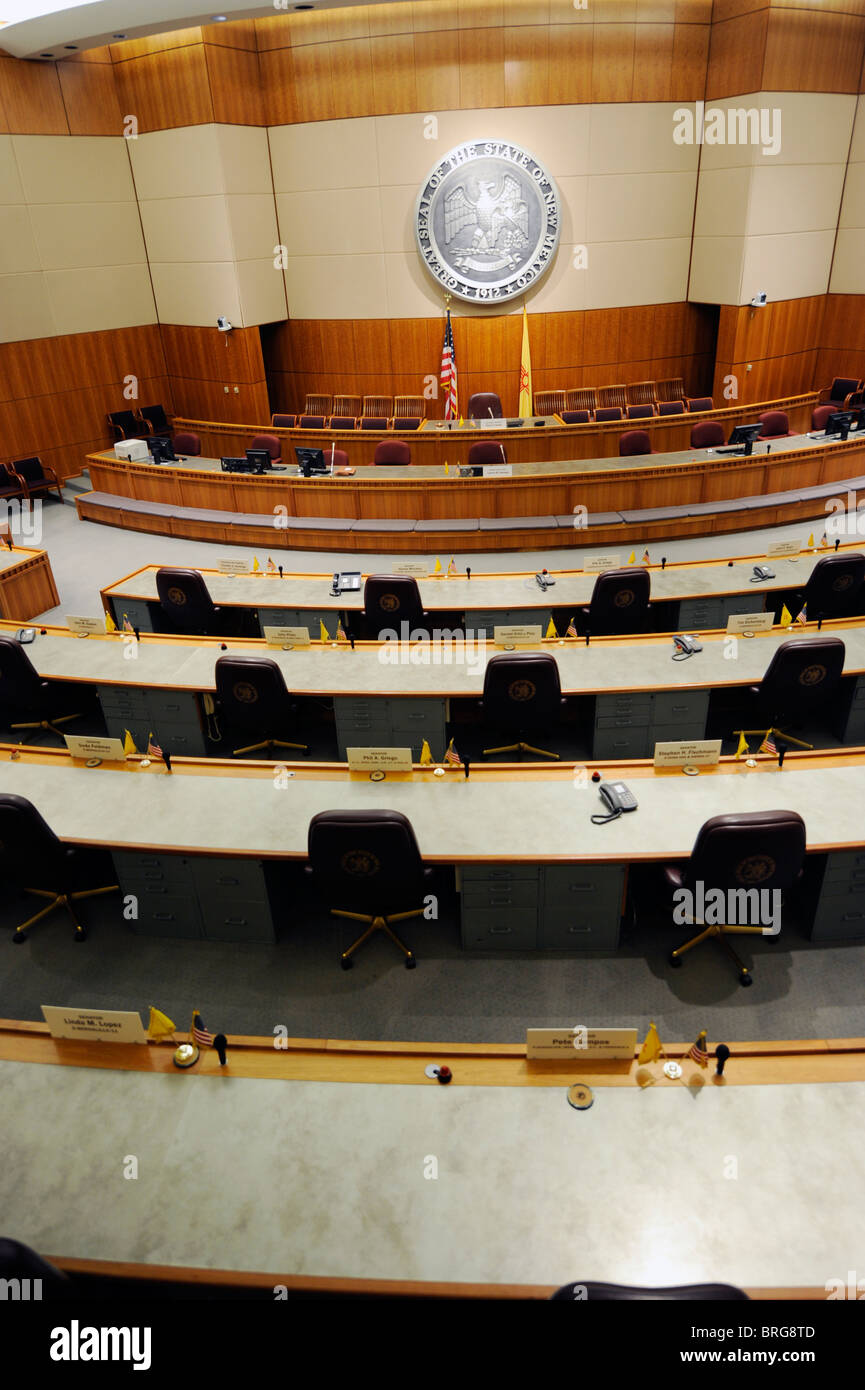 New Mexico State Capitol Santa Fe Senate Chamber Stock Photo - Alamy