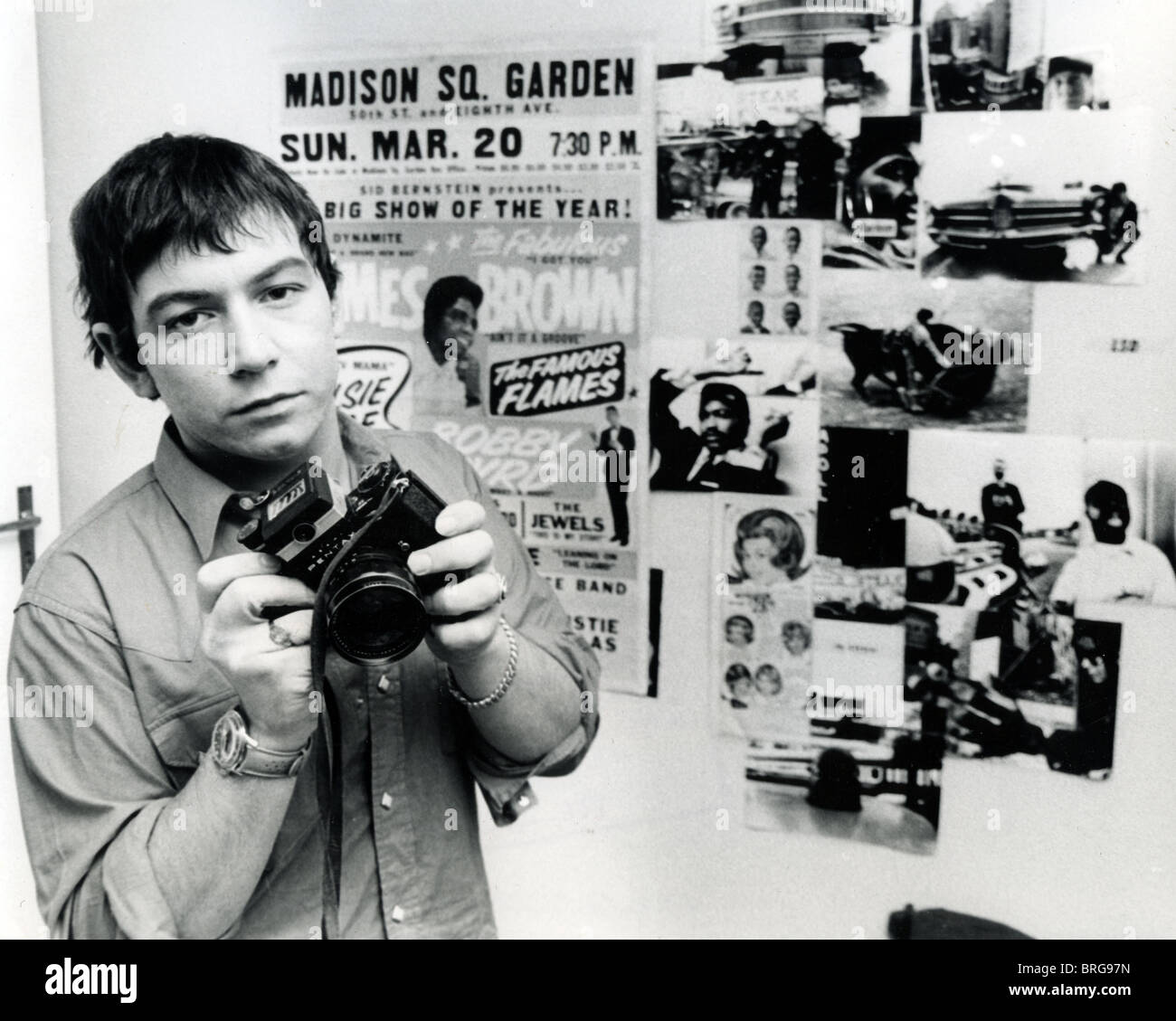 ERIC BURDON singer with the Animals at his London apartment in November ...
