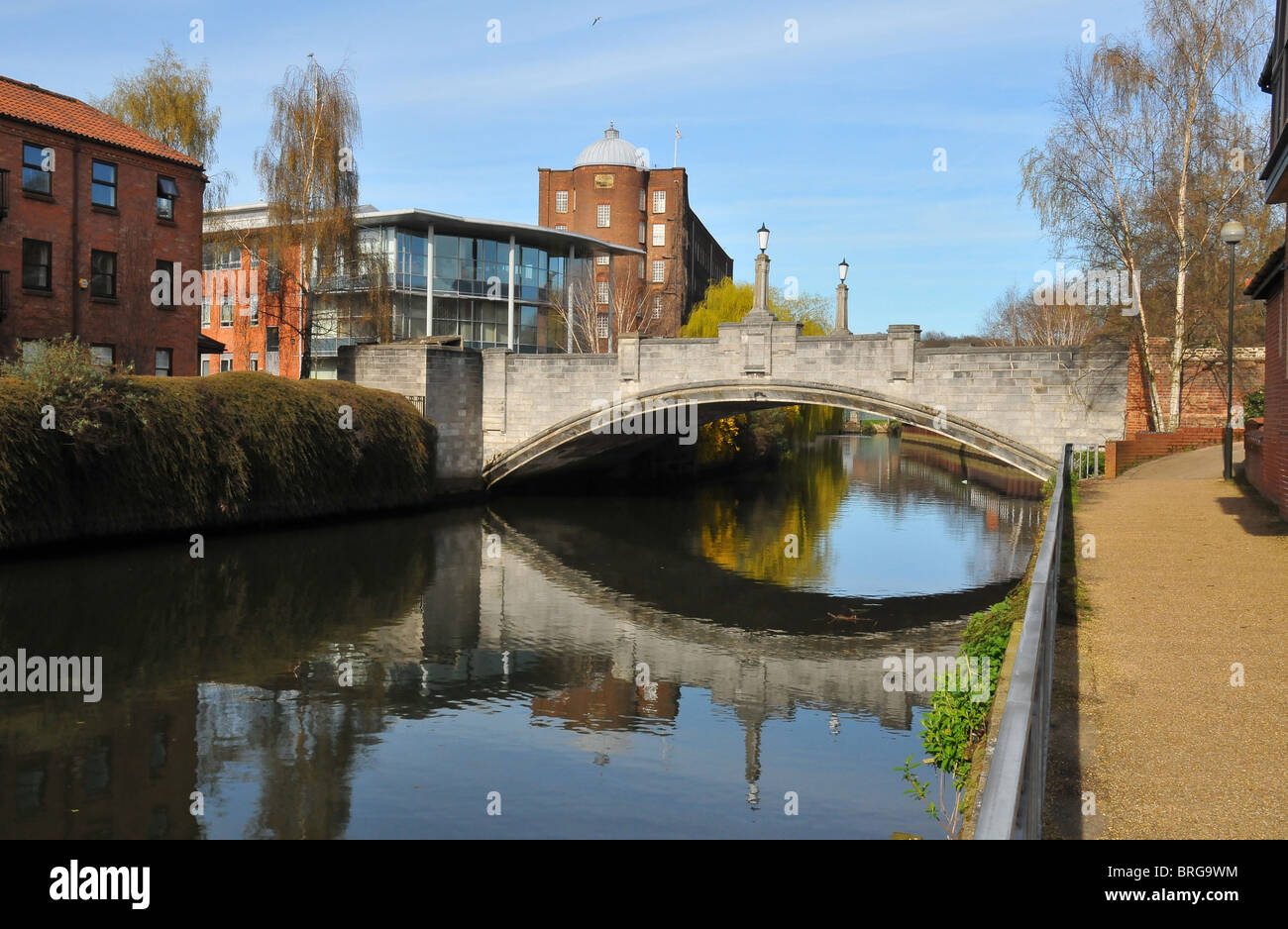 River Wensum, Norwich Stock Photo - Alamy