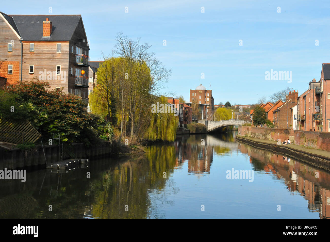 River Wensum, Norwich Stock Photo - Alamy