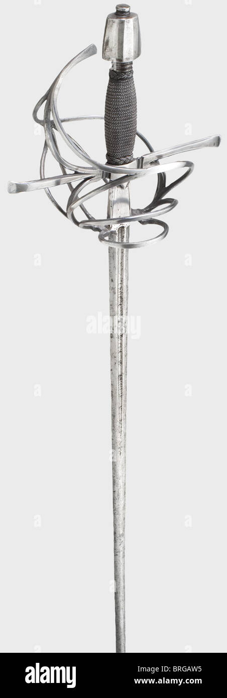 A German rapier,Clemens Wilems in Solingen,ca. 1600 Slender thrusting ...
