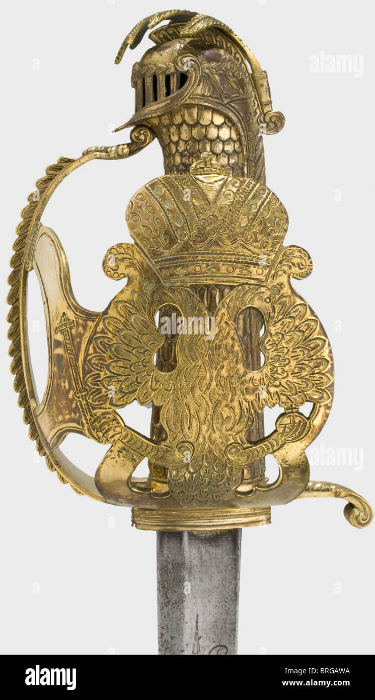 A ceremonial cavalry broadsword for a high-ranking officer,Russia,2nd ...