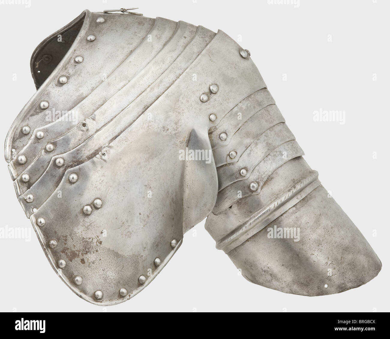 Two German pauldrons, circa 1620 Large, slightly different pauldrons ...