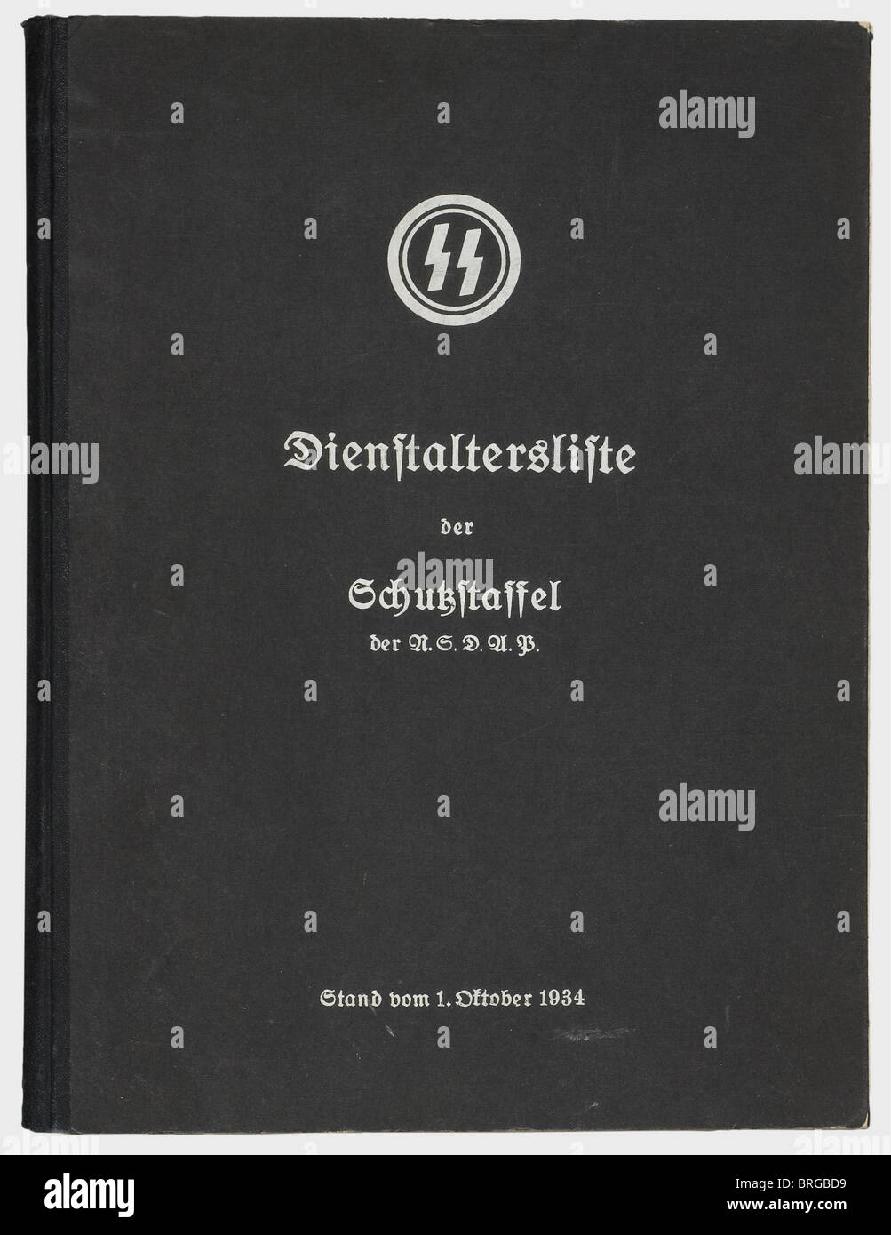 A age-of-service list of SS officers,as of 1 October 1934 Compiled by ...