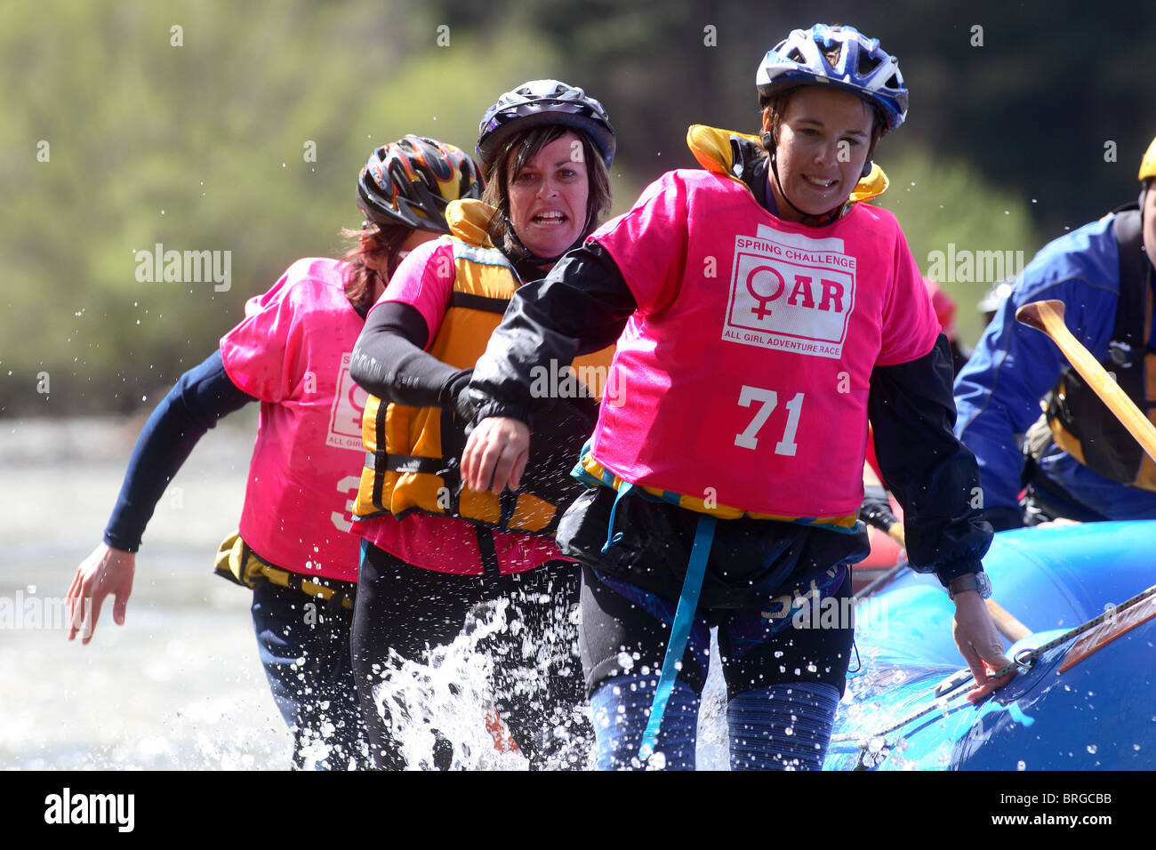 competitors in the women only Spring Challenge Adventure Race, in ...