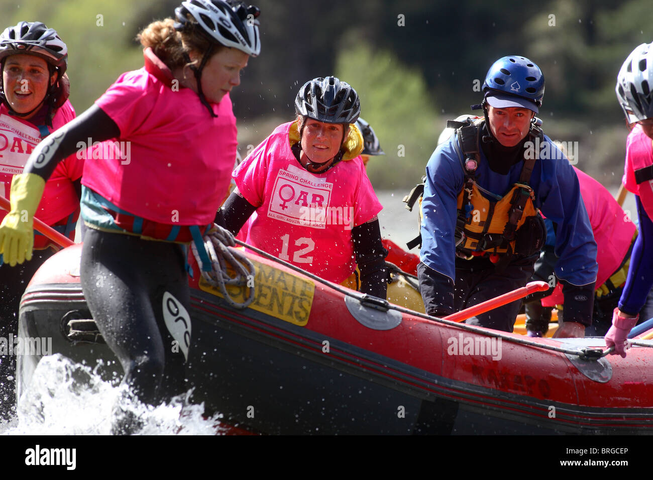 competitors in the women only Spring Challenge Adventure Race, in ...