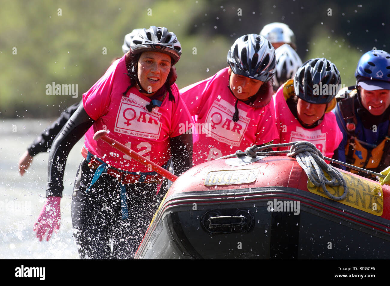 competitors in the women only Spring Challenge Adventure Race, in ...