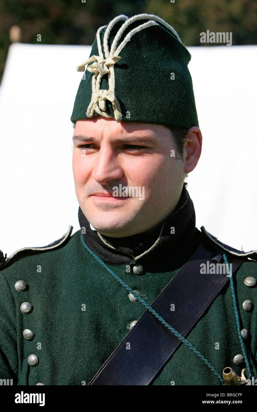 Soldier of the British Light Infantry - Sharpe's Rifles Stock Photo - Alamy