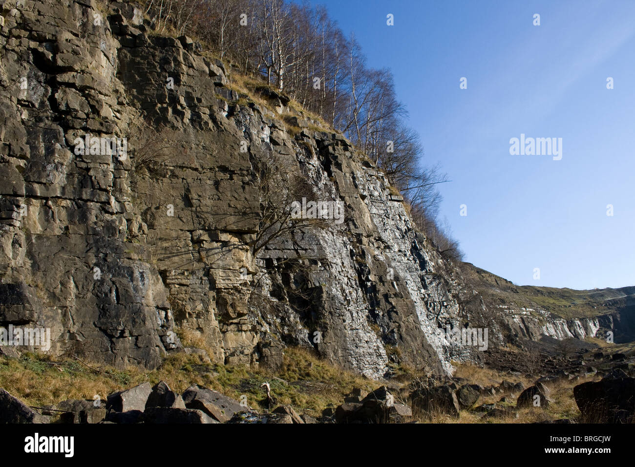 A disused quarry , Weardale, County Durham, UK Stock Photo - Alamy