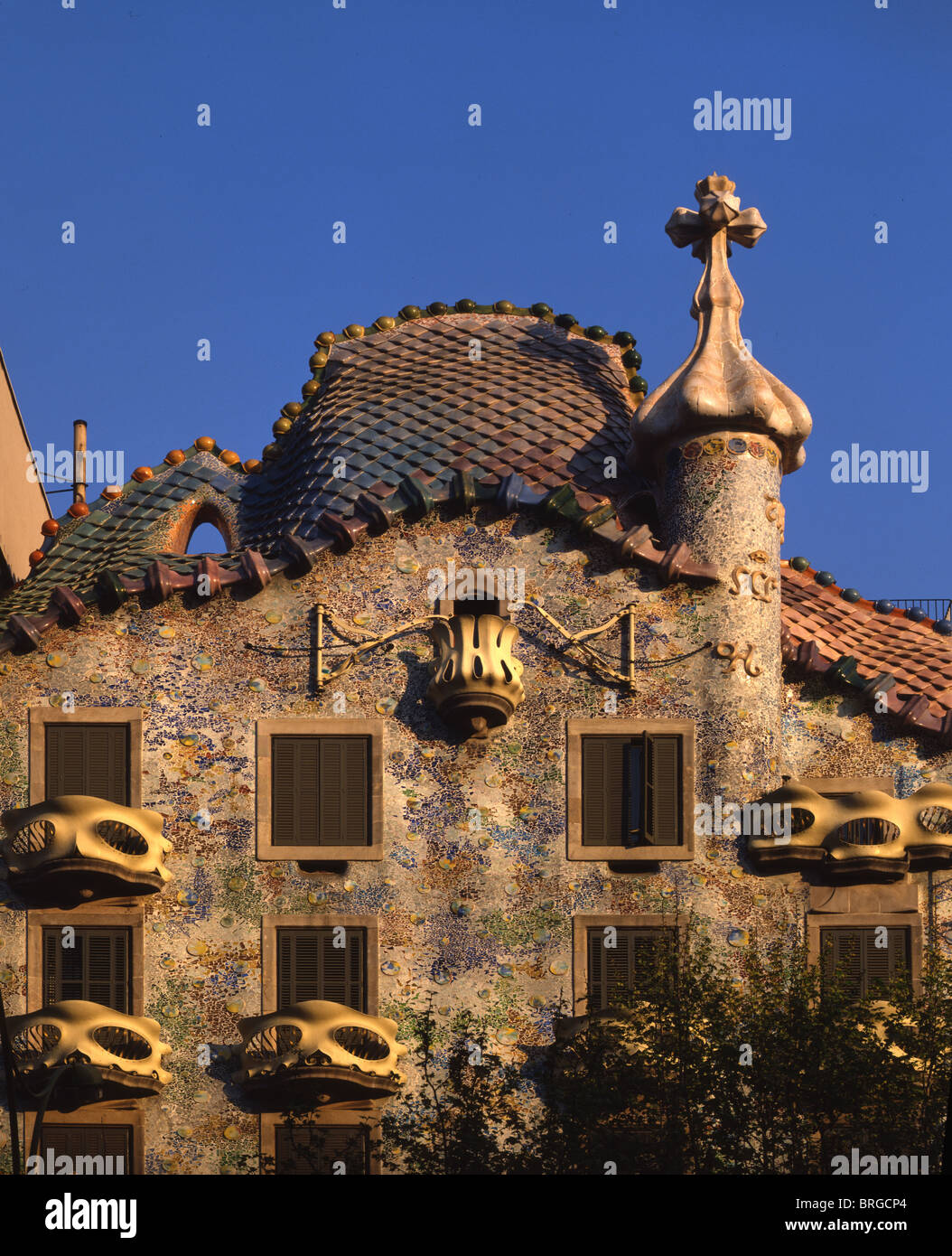 Casa Batilo, Gaudi Architecture, Barcelona, Spain Stock Photo - Alamy