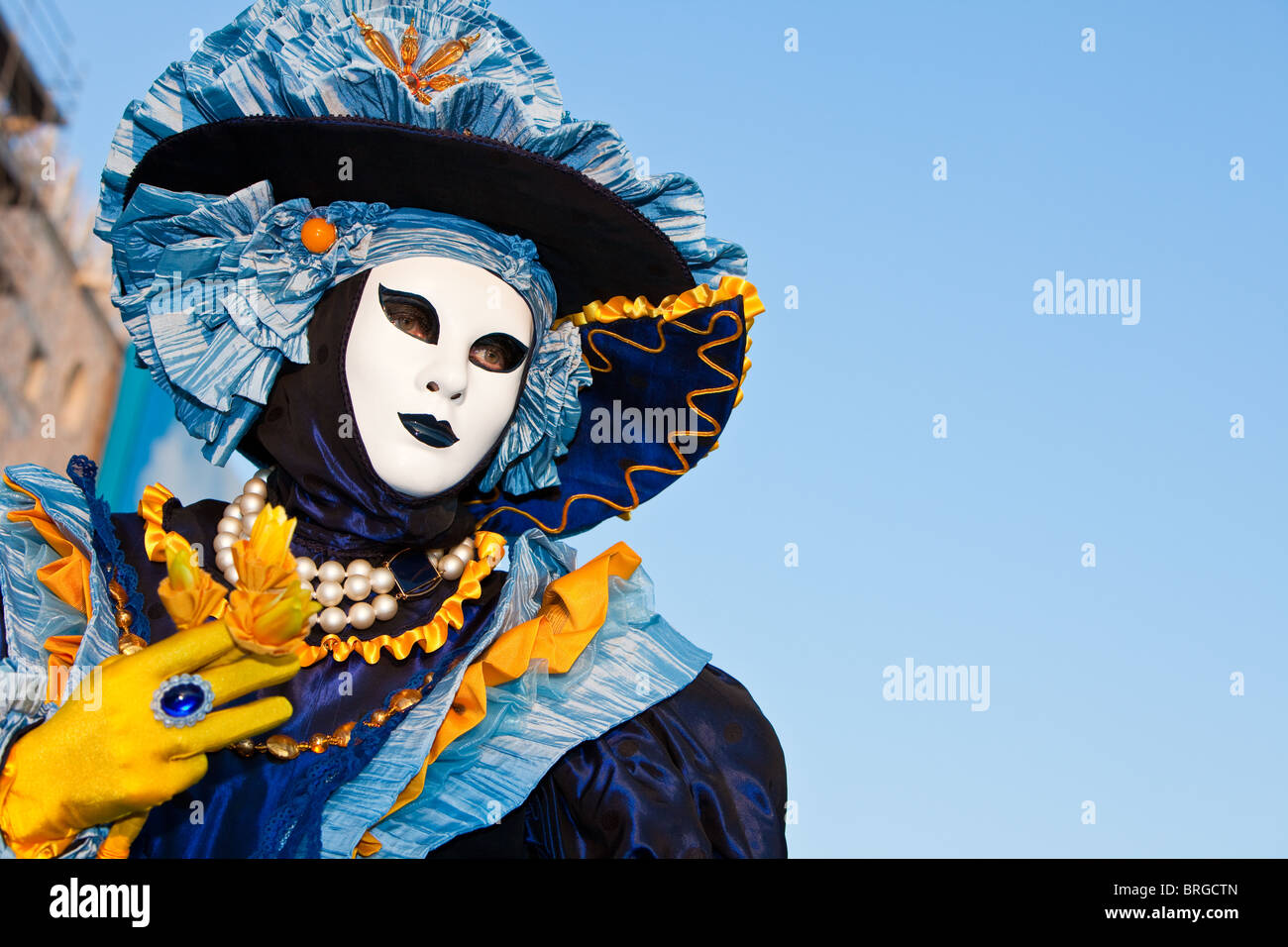 Venice Carnival costume Stock Photo - Alamy