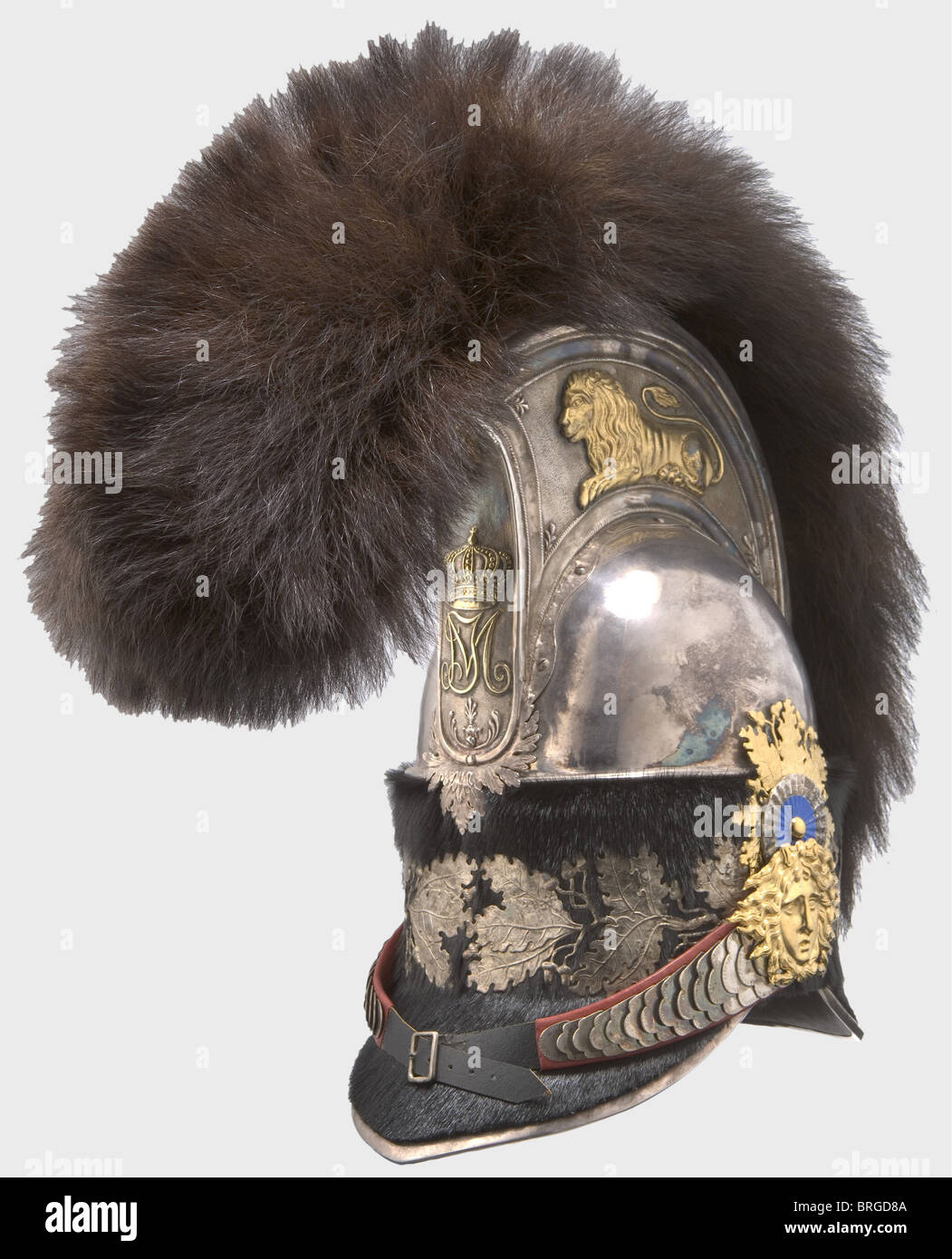 A model 1815 helmet for officers,of the 1st and 2nd Royal Bavarian ...