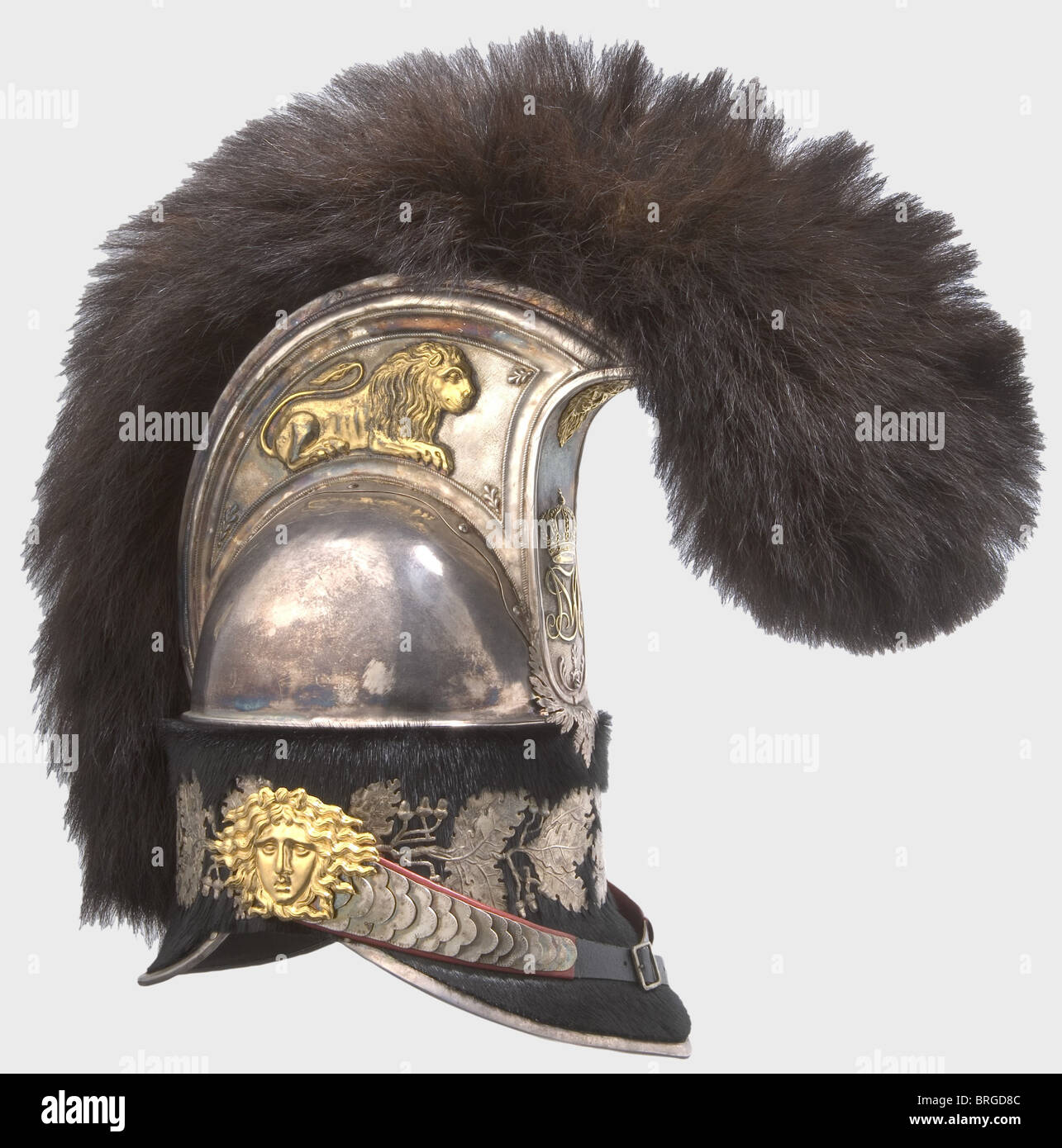A model 1815 helmet for officers,of the 1st and 2nd Royal Bavarian ...
