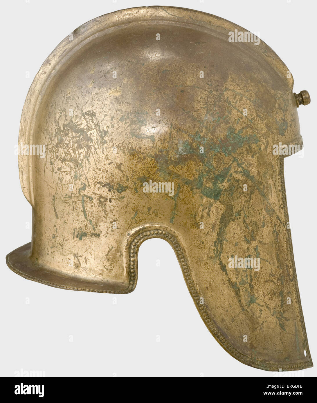 An Illyrian bronze helmet,Southeast Europe,5th century B.C. Skull ...