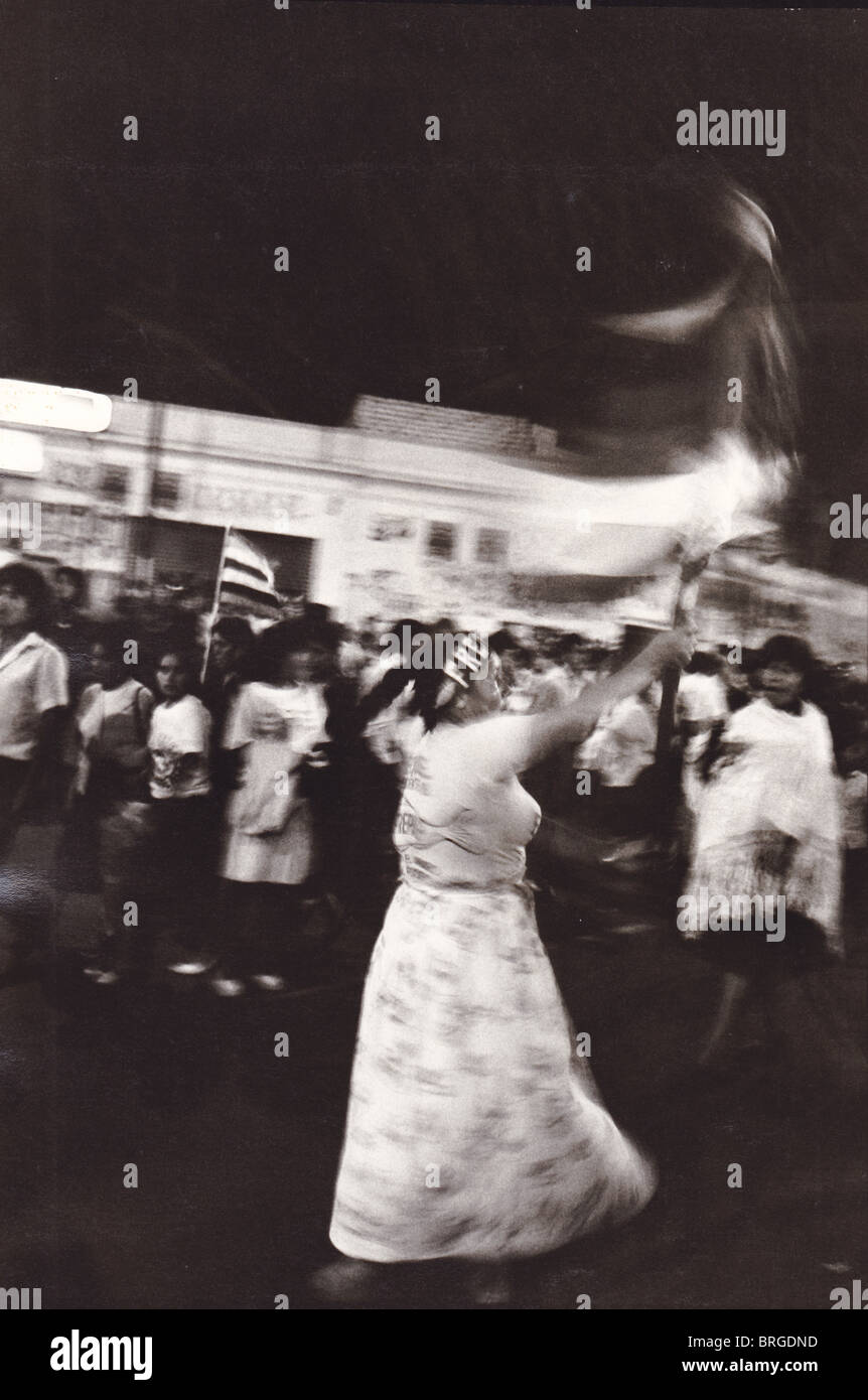 PERU NATIVE WOMAN AT POLITICAL RALLY FOR INDIGENOUS RIGHTS IN LIMA ...