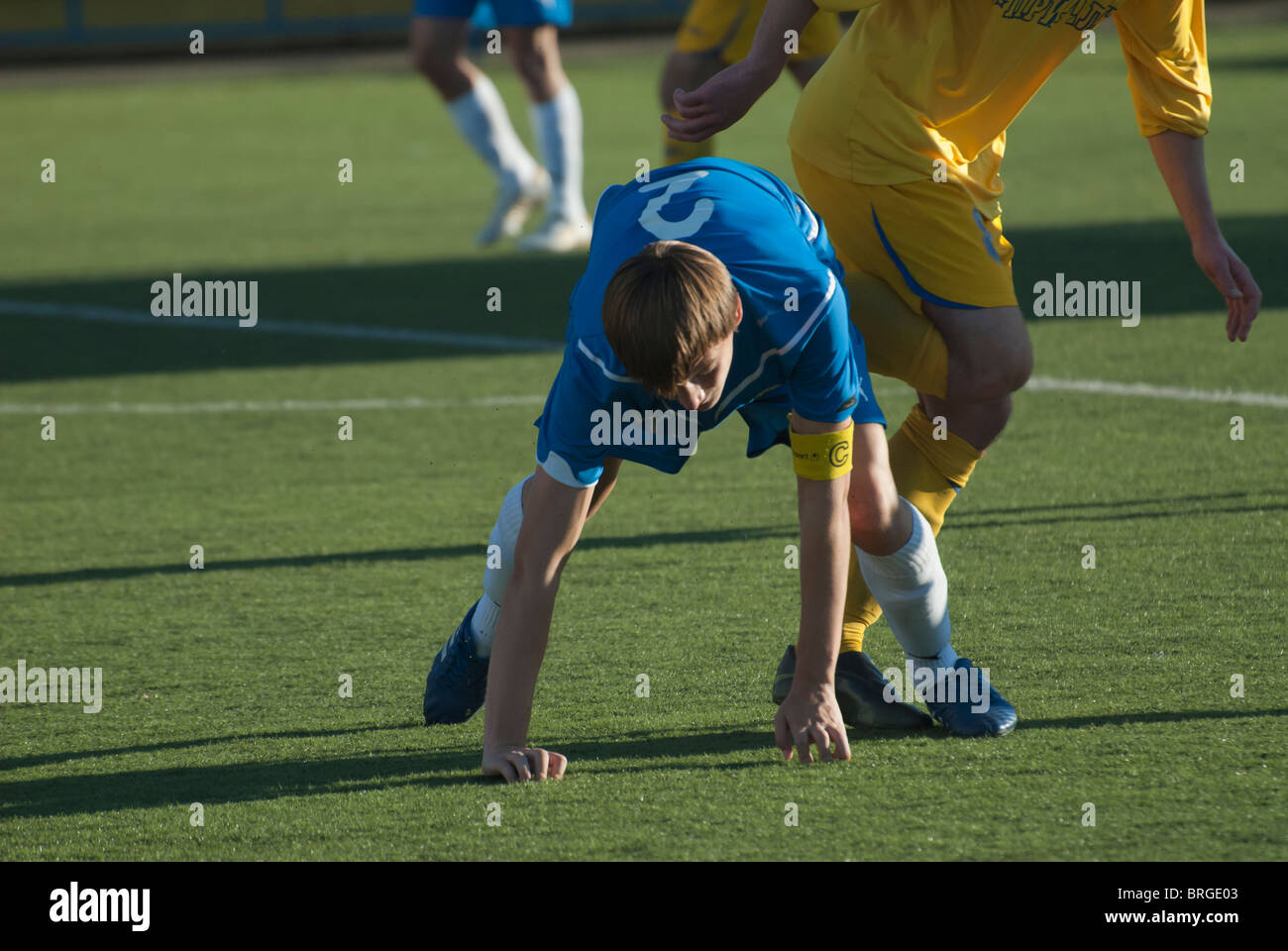 Football fighting hi-res stock photography and images - Alamy