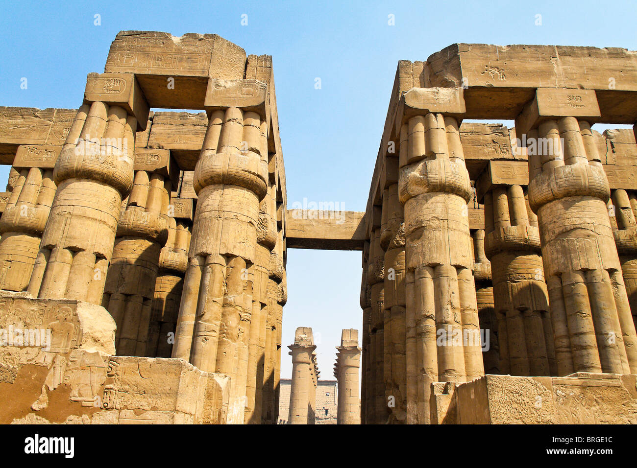 Africa, Egypt, Luxor, Amun Temple of Luxor Stock Photo - Alamy