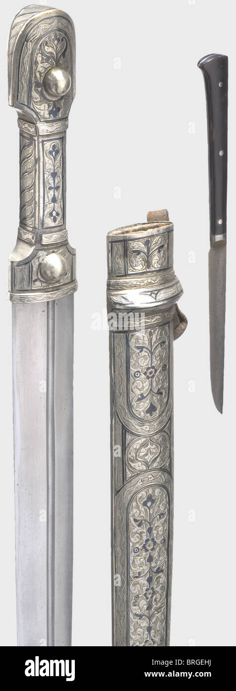 Caucasian kinjal by knife circa 1900 hi-res stock photography and ...