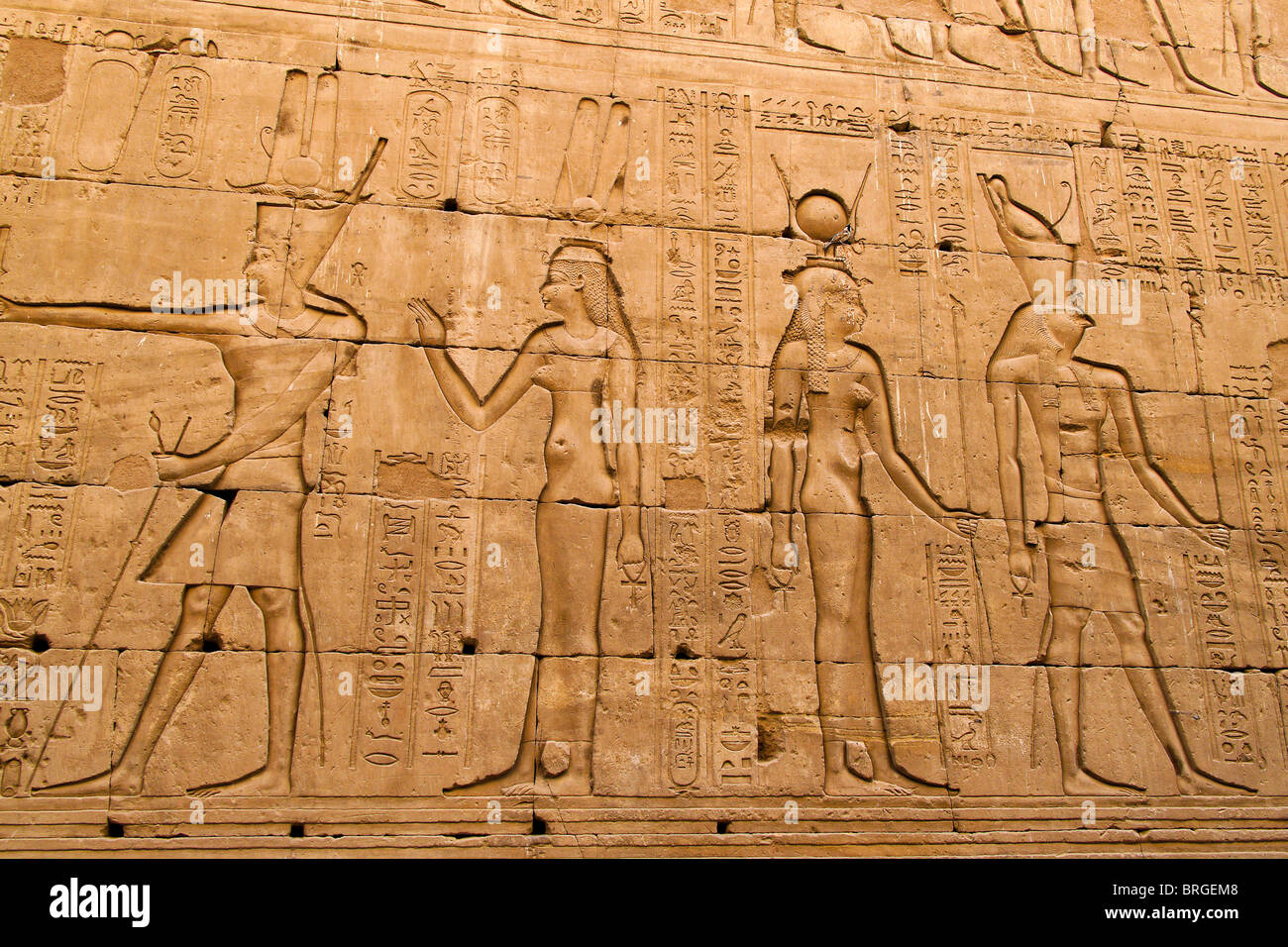 Building mural painting script temple africa hi-res stock photography ...