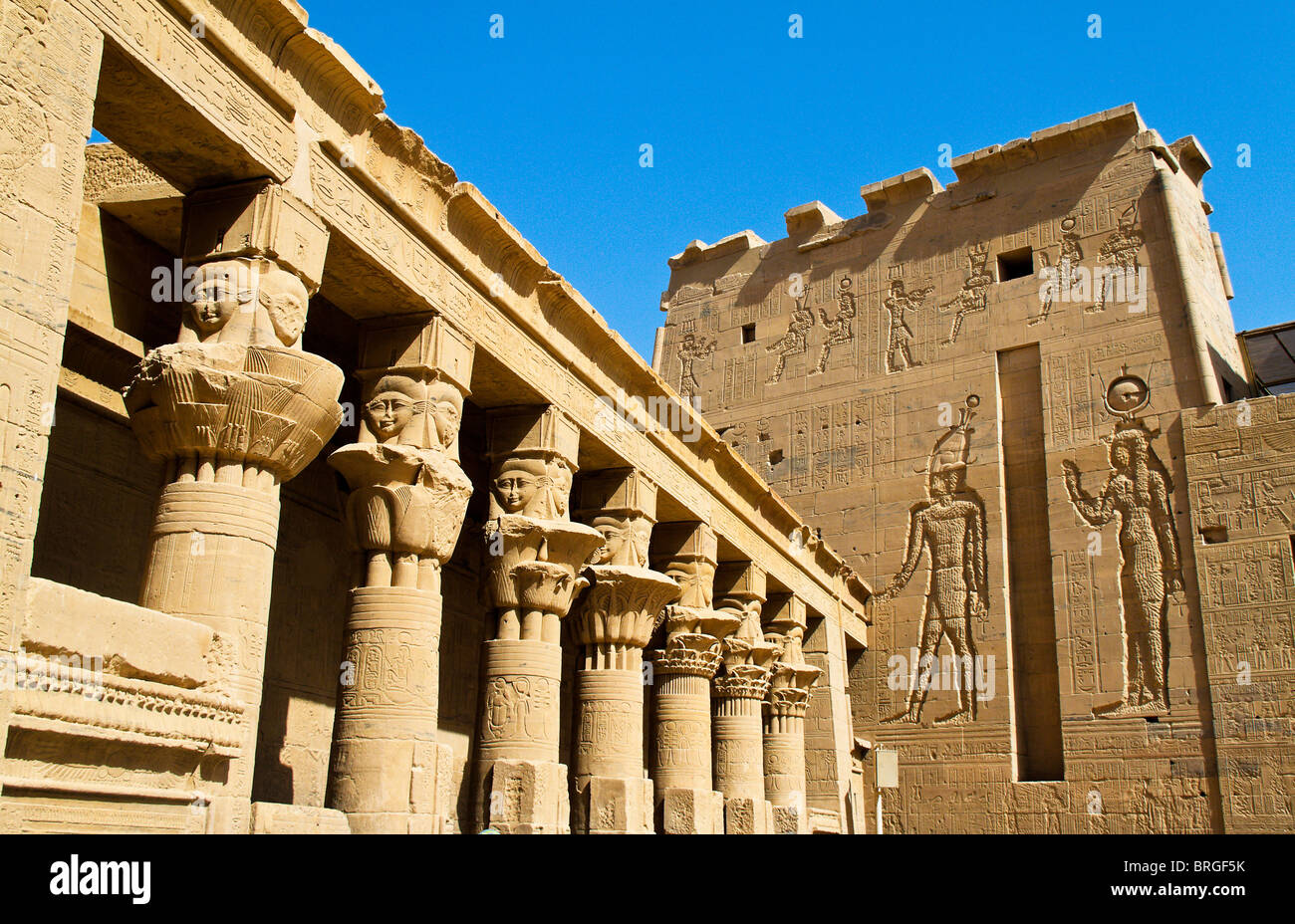 The Philae Temple in Aswan in Egypt Stock Photo - Alamy