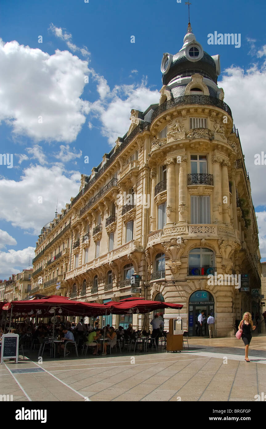 Montpellier square, France Stock Photo - Alamy