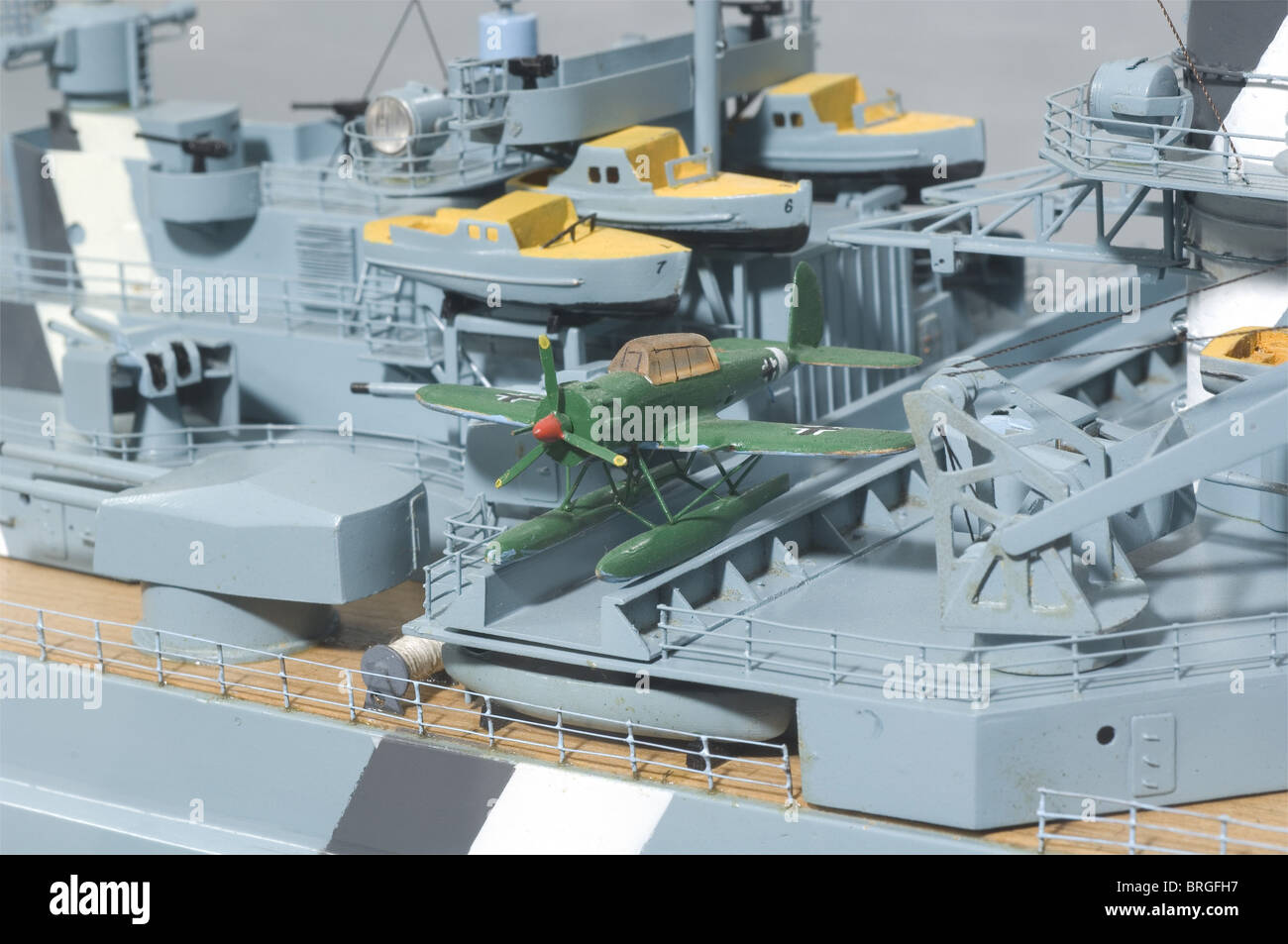 The battleship "Bismarck", a model at 1 : 200 scale Splendid Stock ...