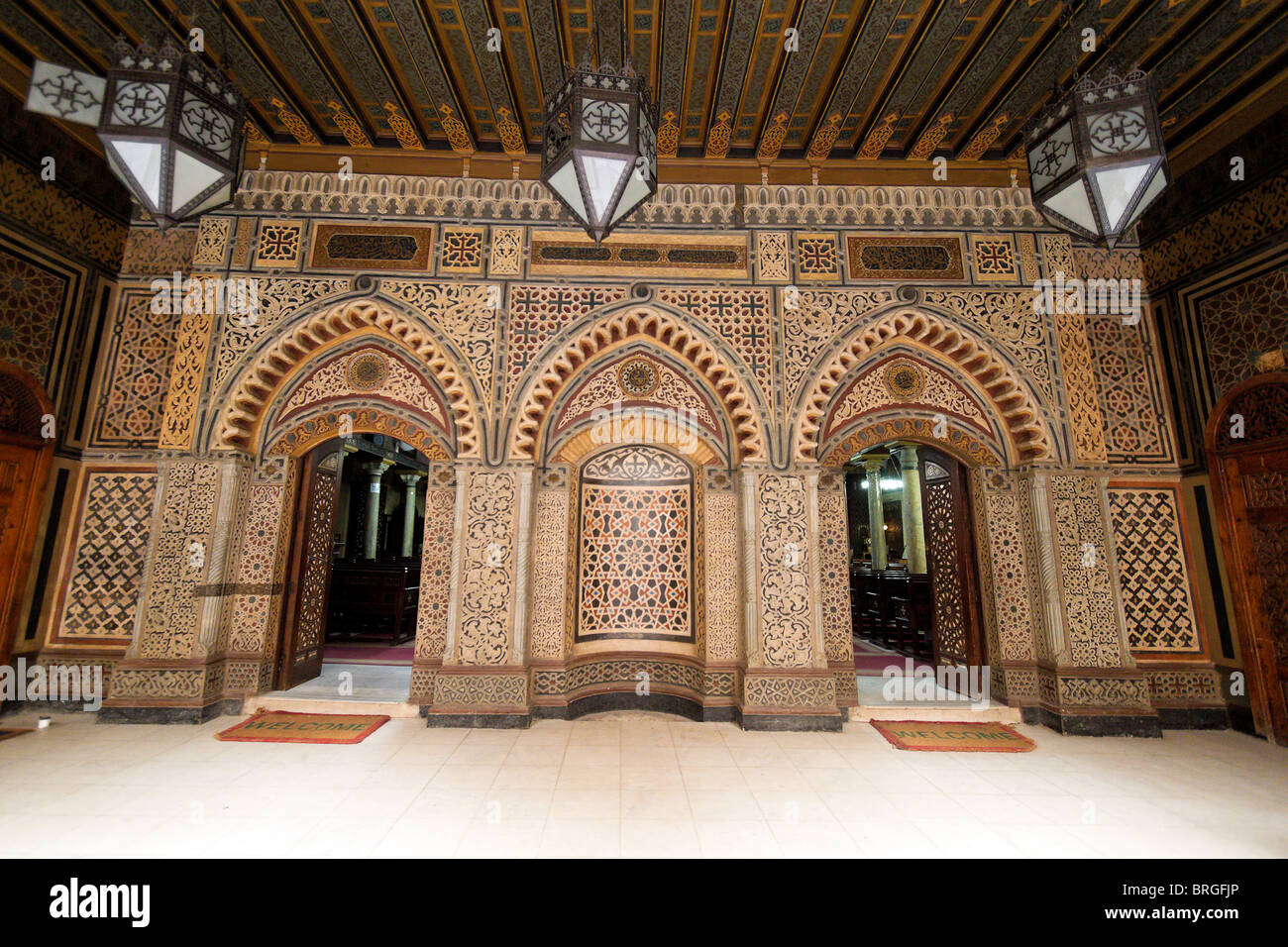 Egypt, Cairo, Coptic Area, Floating Church Stock Photo - Alamy