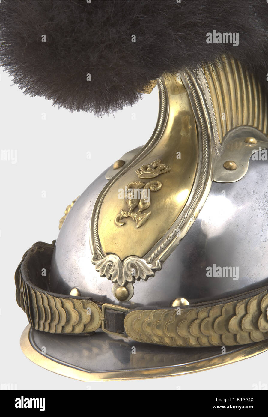 A model 1845/64 helmet for officers,of the 1st and 2nd Bavarian ...