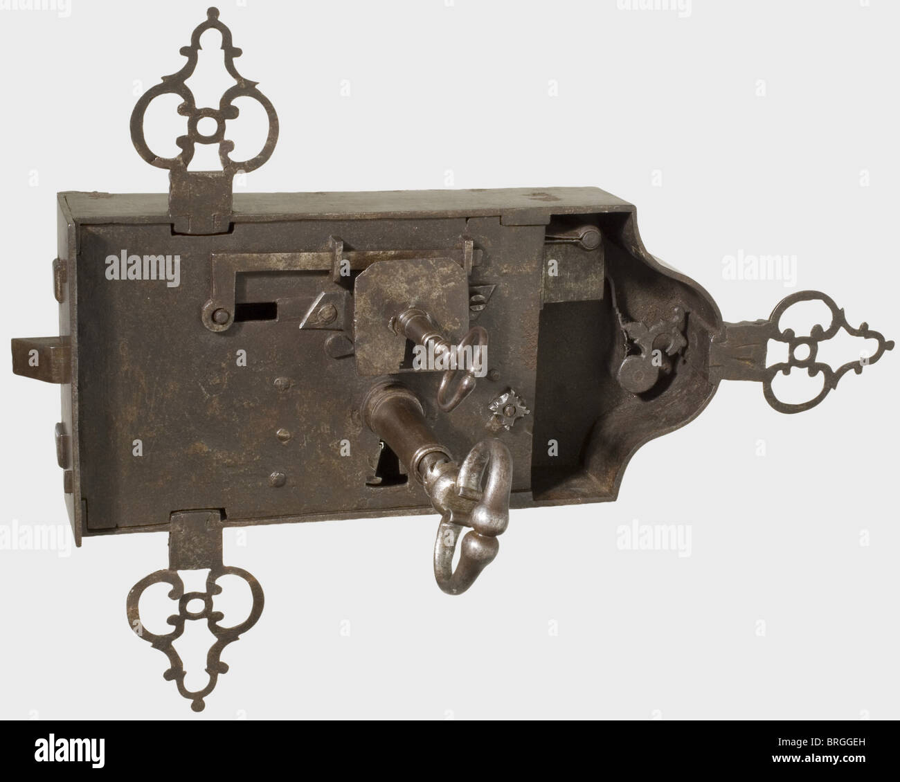 Broken iron gate hi-res stock photography and images - Alamy